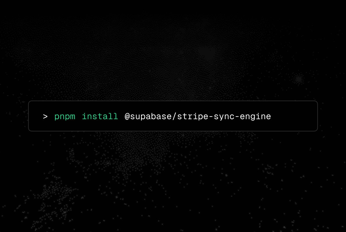 Stripe-To-Postgres Sync Engine as standalone Library