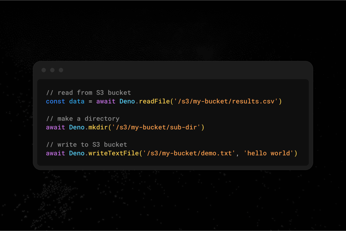 Persistent Storage and 97% Faster Cold Starts for Edge Functions