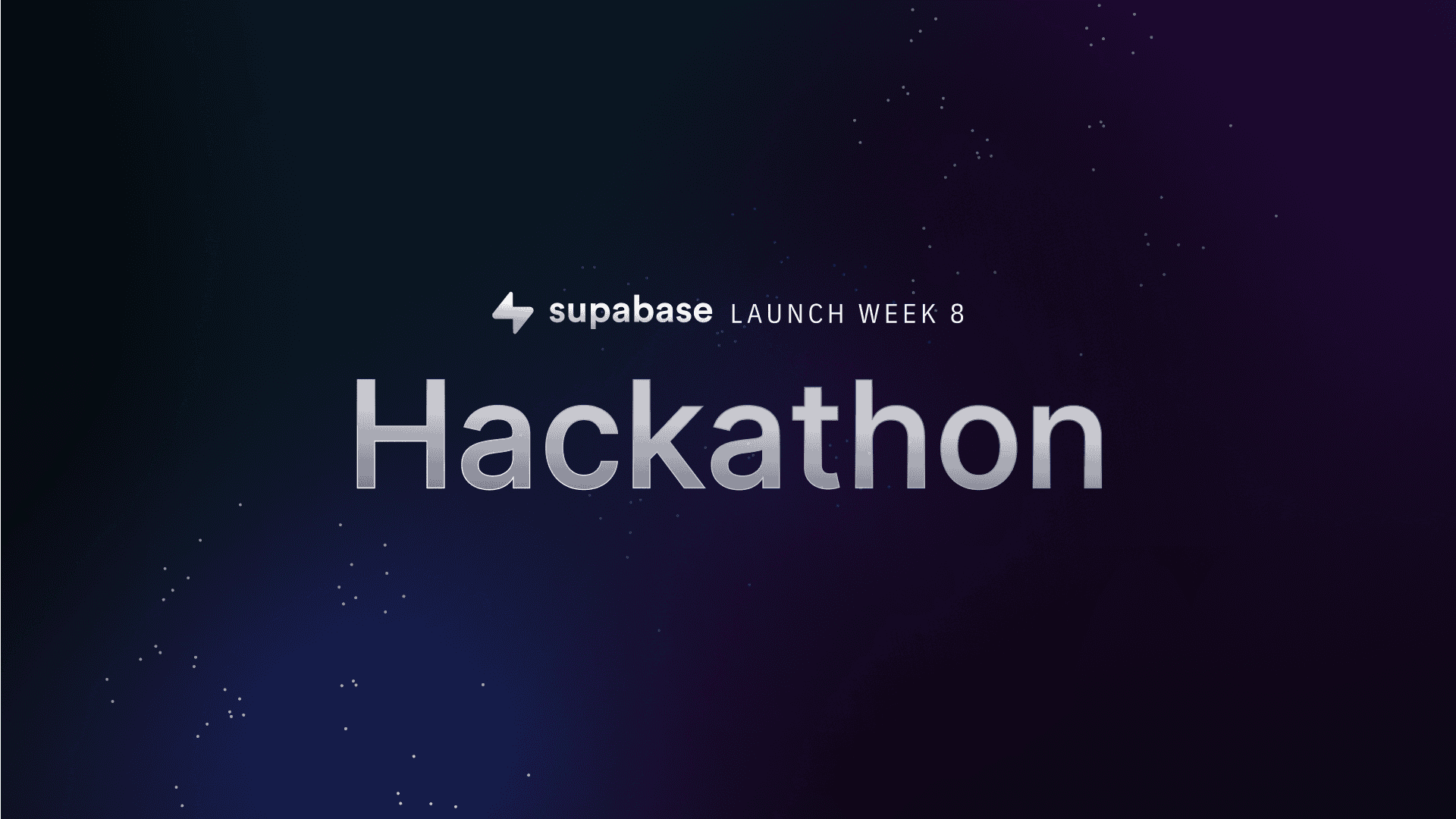 Supabase Launch Week 8 Hackathon