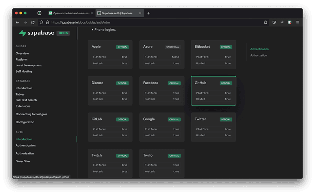 Supabase Beta Sept 2021
