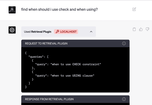 ChatGPT plugins now support Postgres & Supabase