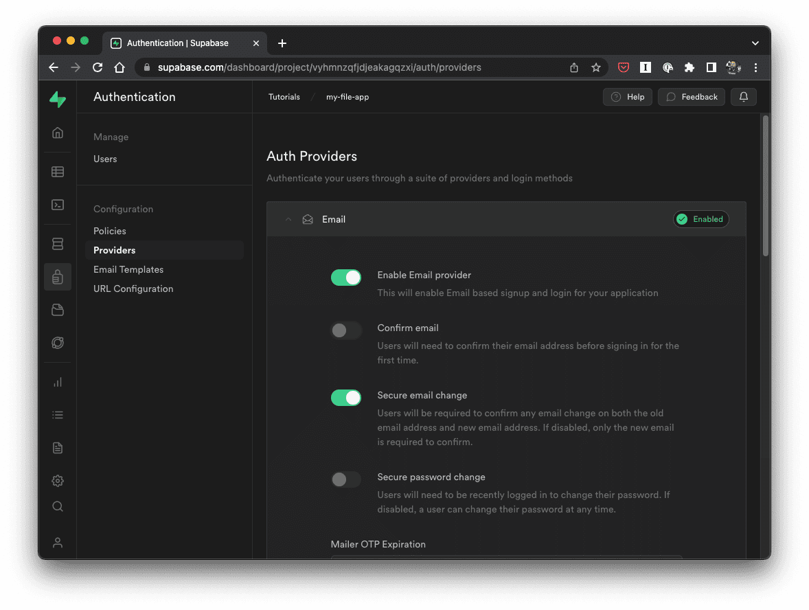 React Native file upload with Supabase Storage