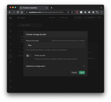 React Native file upload with Supabase Storage