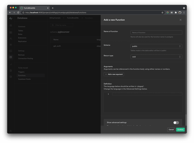 Updates For Supabase Functions 8007