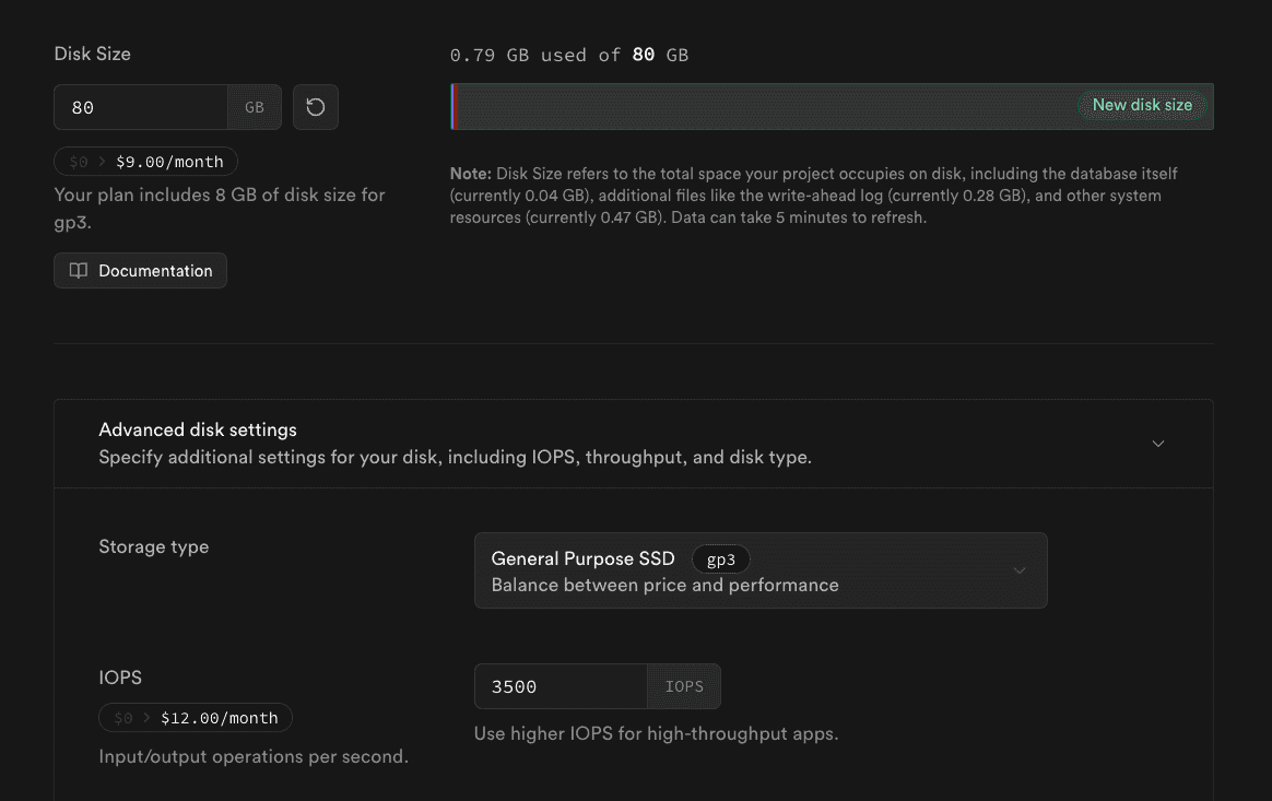 High Performance Disk