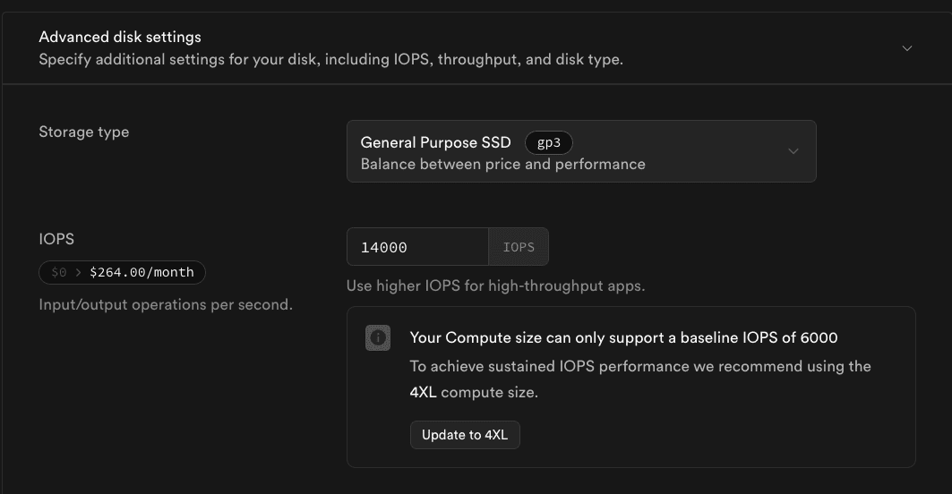 High Performance Disk