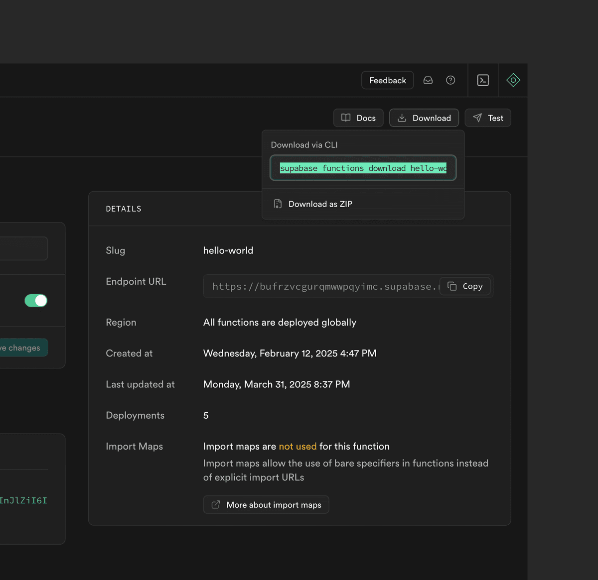Edge Functions: Deploy from the Dashboard + Deno 2.1