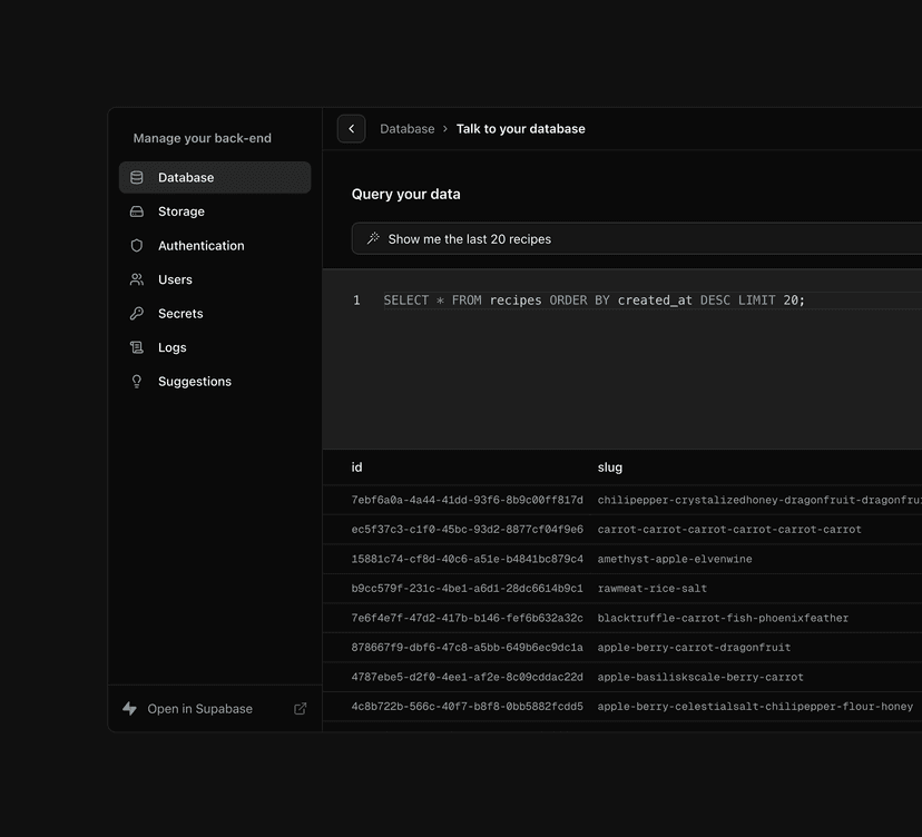 Supabase UI: Platform Kit