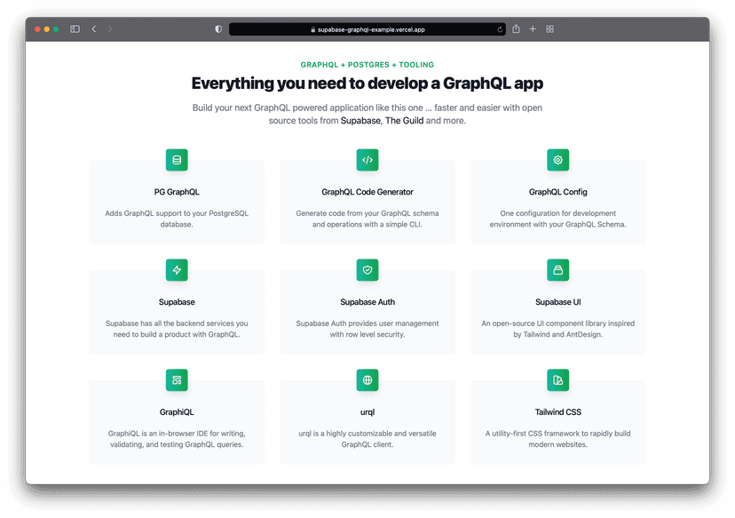 GraphQL is now available in Supabase