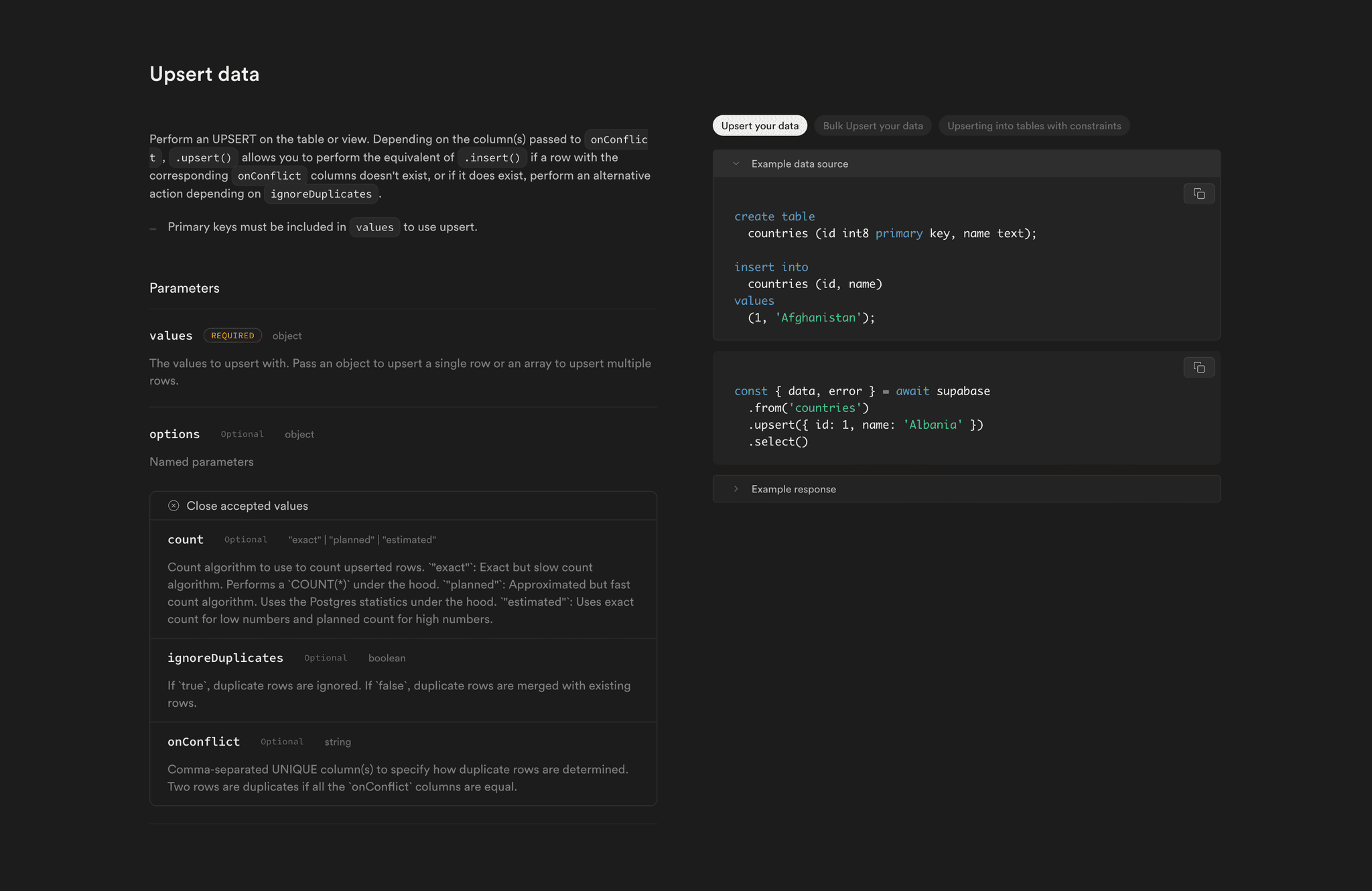 New Supabase Docs, built with Next.js