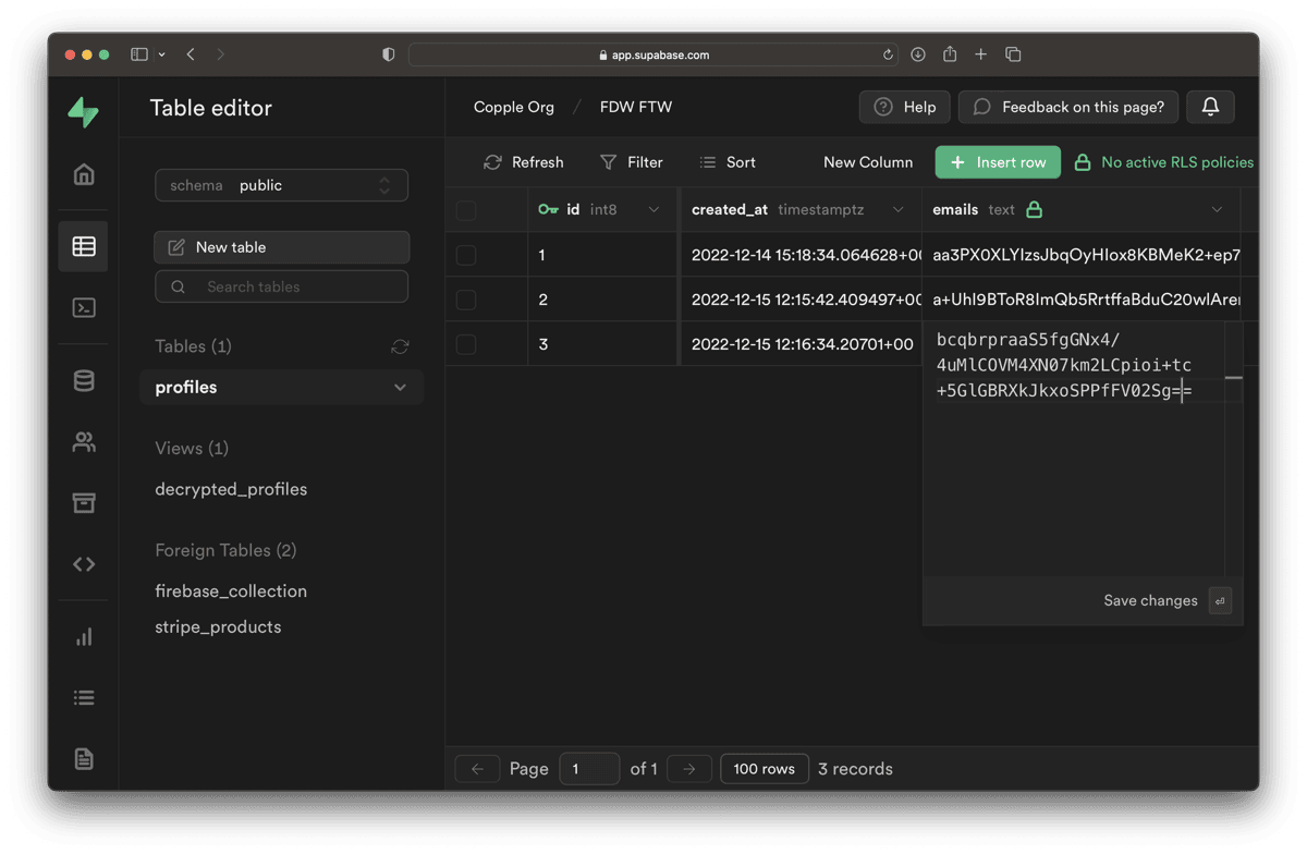 Supabase Vault is now in Beta