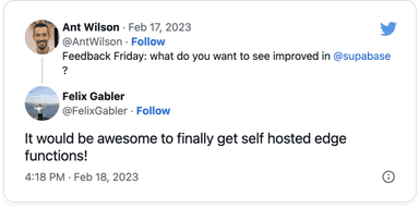 Supabase Edge Runtime: Self-hosted Deno Functions