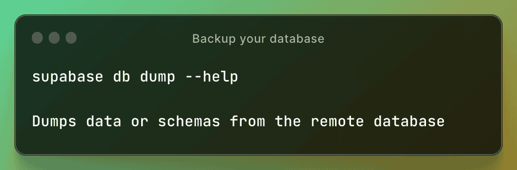Supabase Local Dev: migrations, branching, and observability