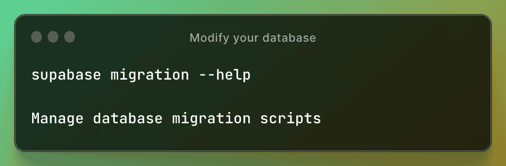 Supabase Local Dev: migrations, branching, and observability