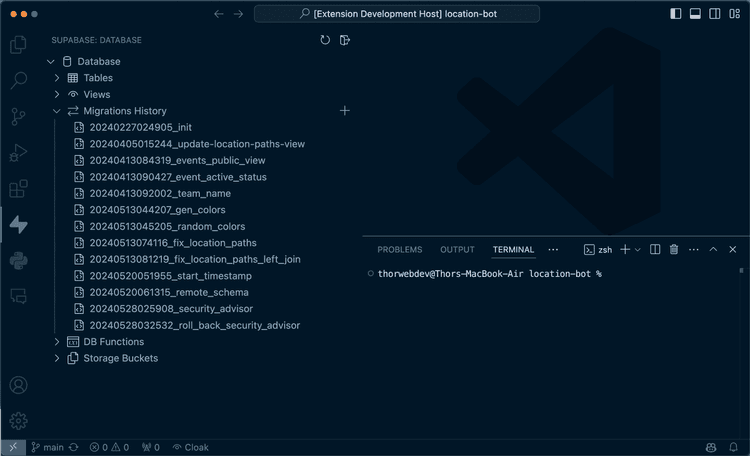 Official Supabase extension for VS Code and GitHub Copilot