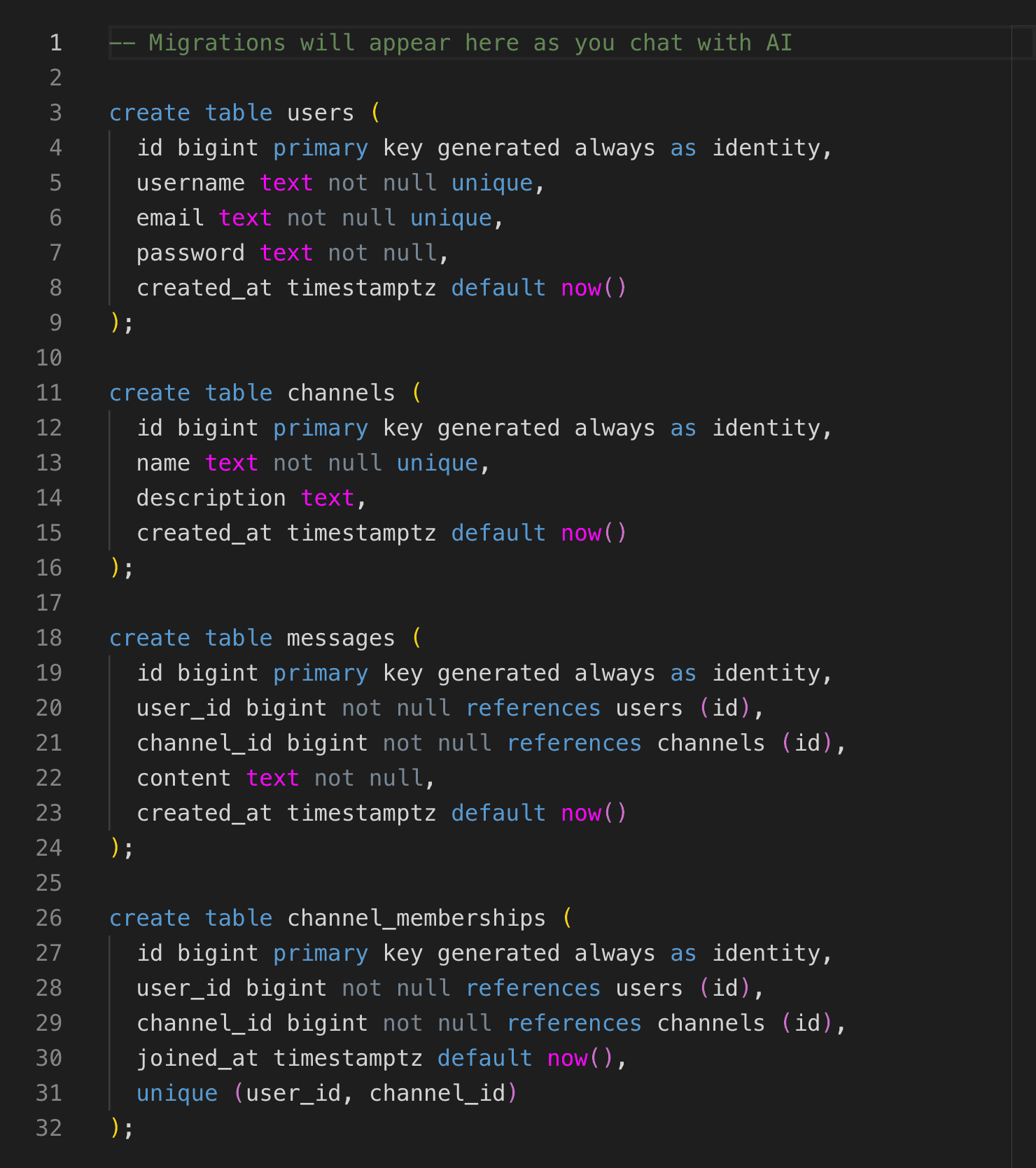 postgres.new: In-browser Postgres with an AI interface
