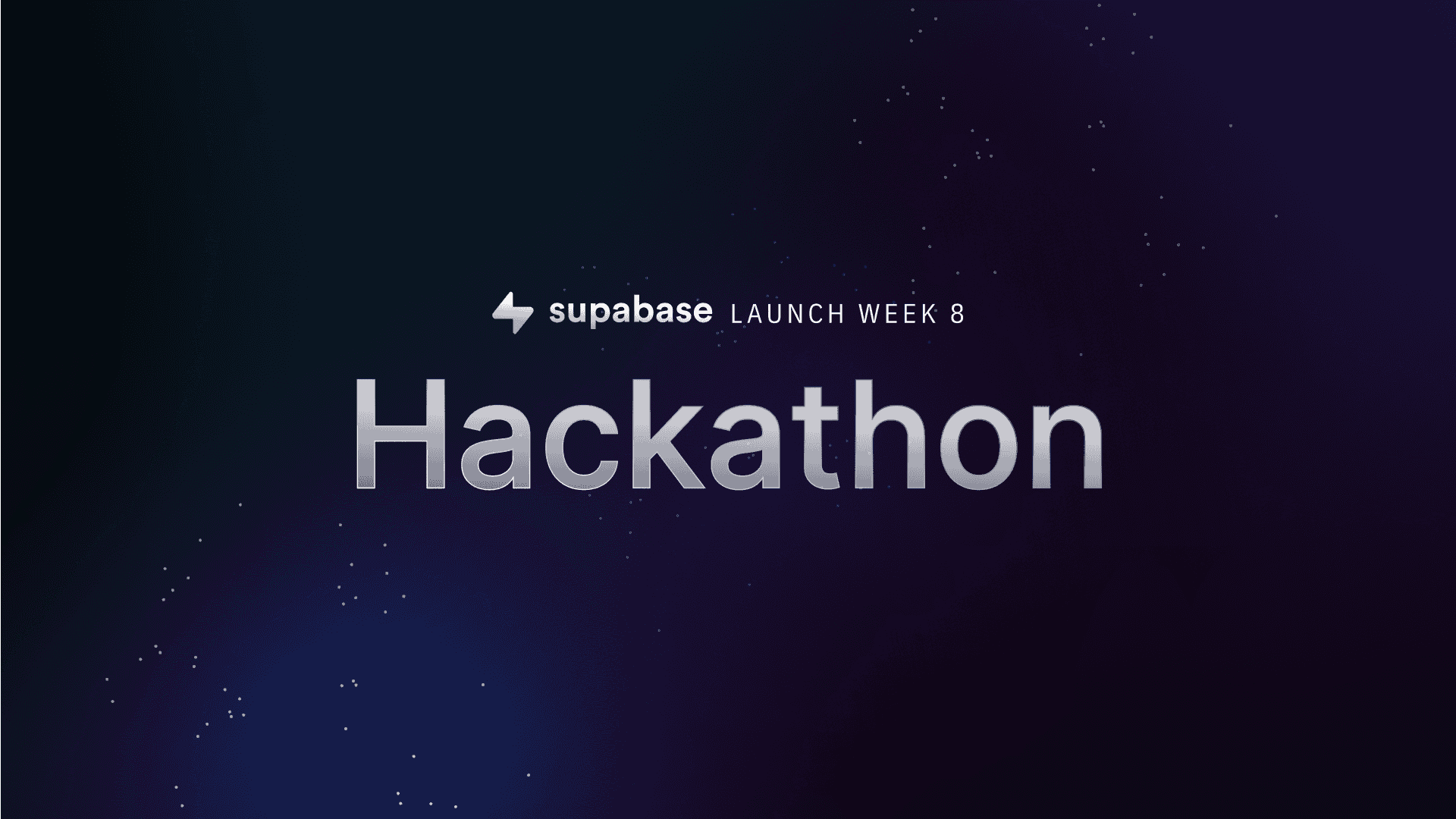 Supabase Launch Week 8 Hackathon
