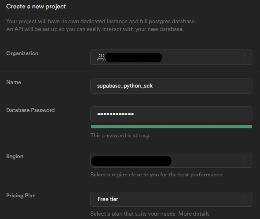 Python data loading with Supabase