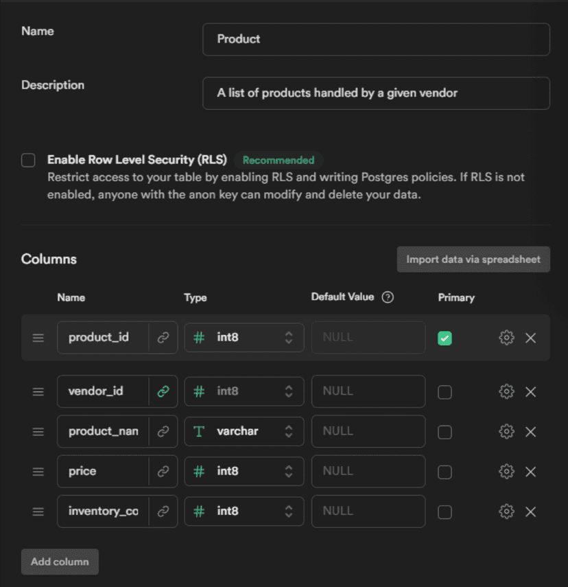 Python data loading with Supabase