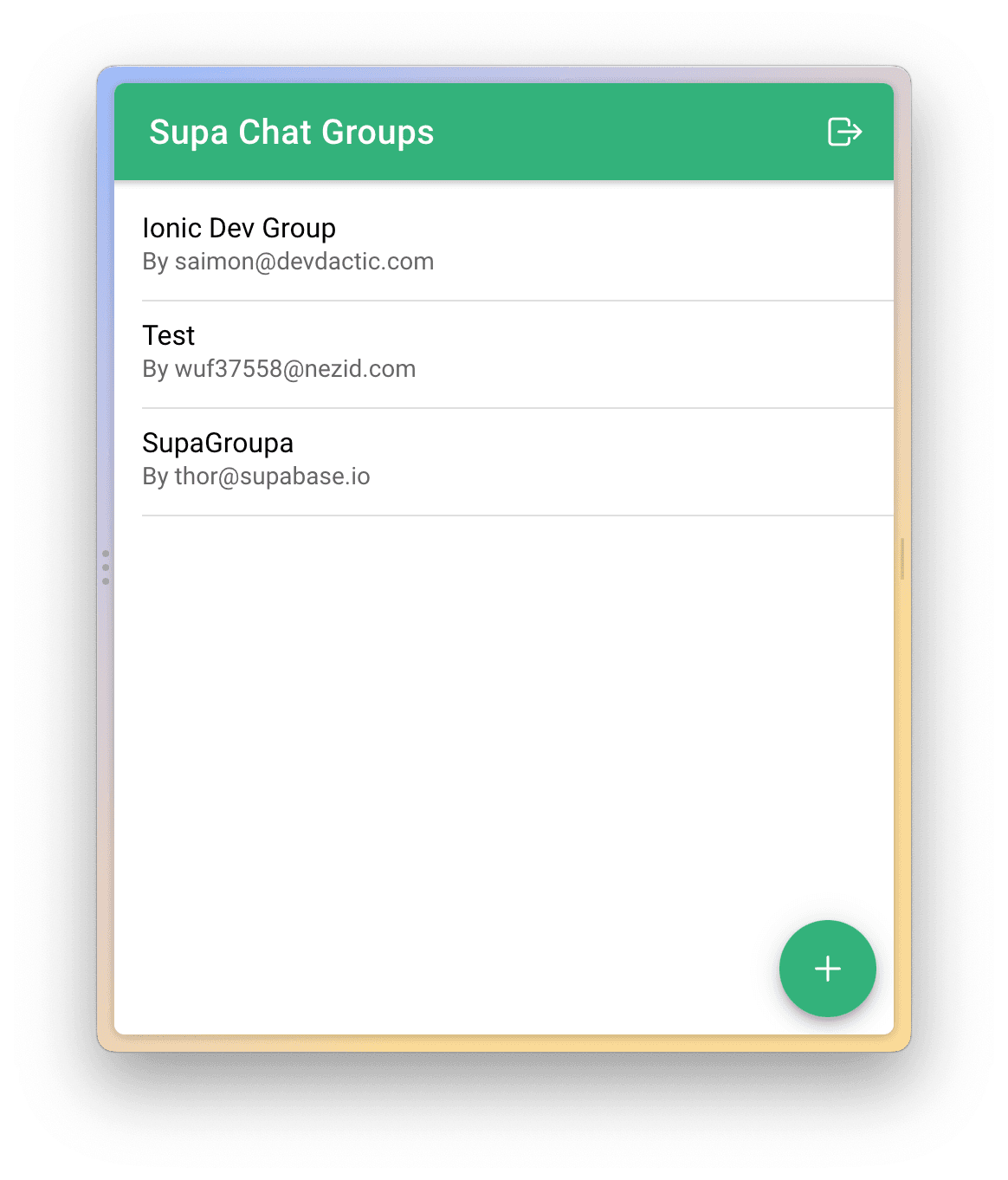 Authentication in Ionic Angular with Supabase