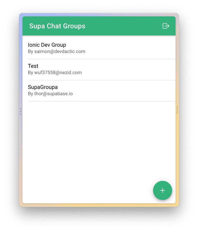Authentication in Ionic Angular with Supabase