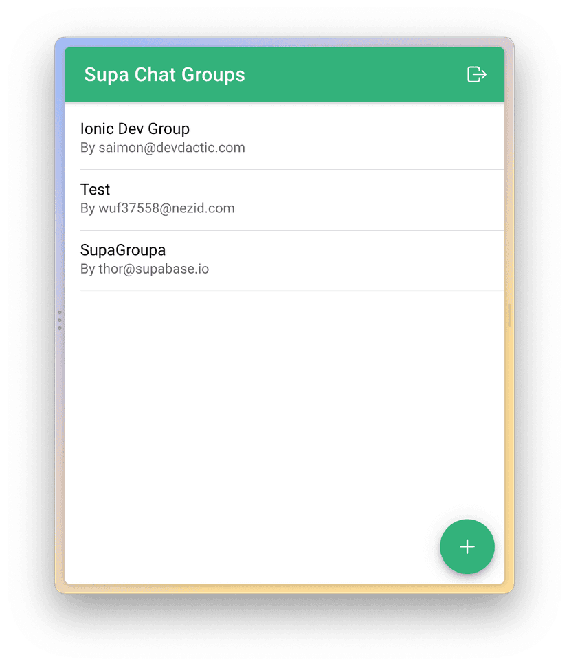 Authentication in Ionic Angular with Supabase