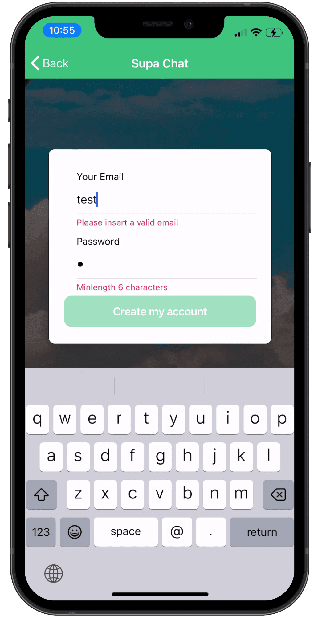 Authentication in Ionic Angular with Supabase