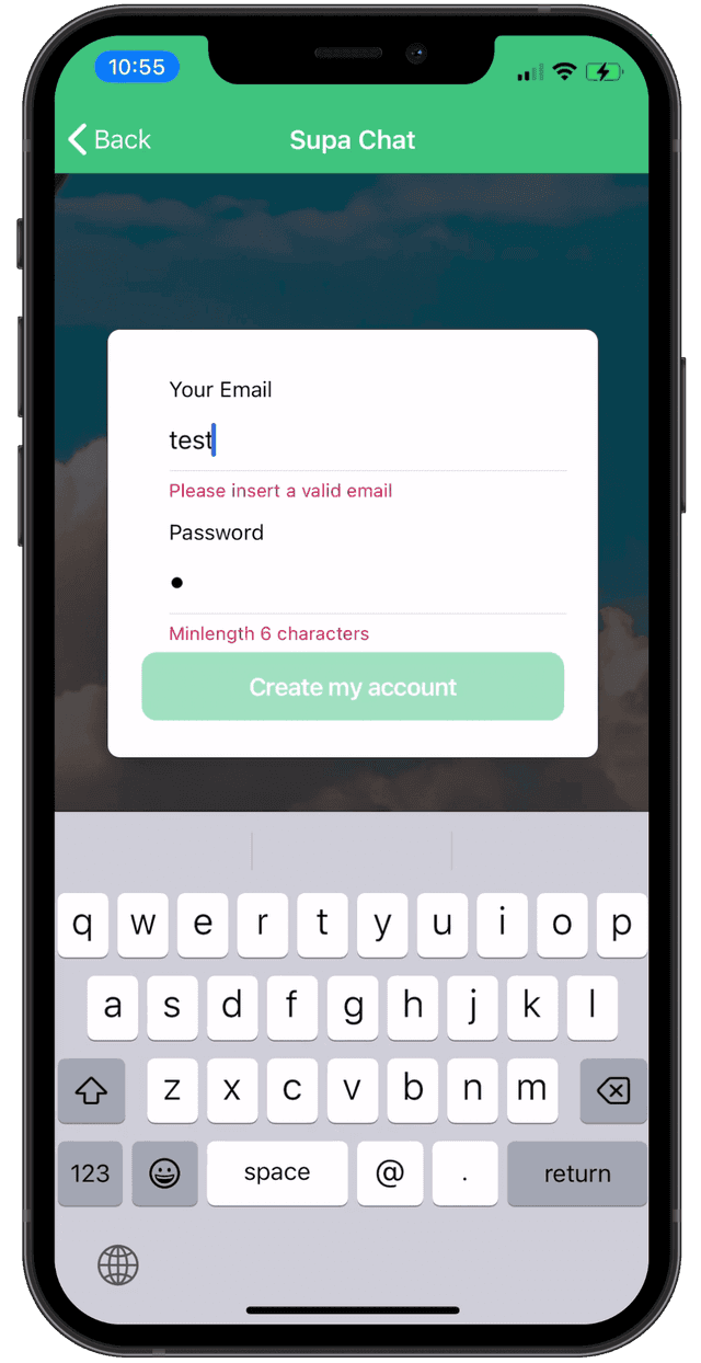 Authentication in Ionic Angular with Supabase