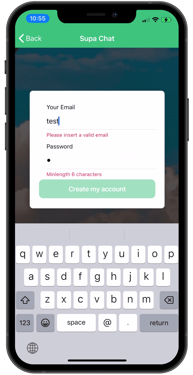 Authentication in Ionic Angular with Supabase