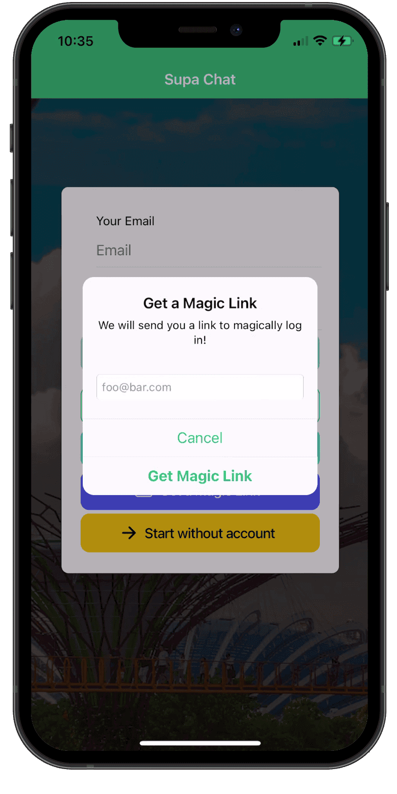 Authentication in Ionic Angular with Supabase