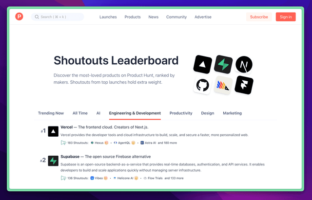 Supabase + Vercel Partnership