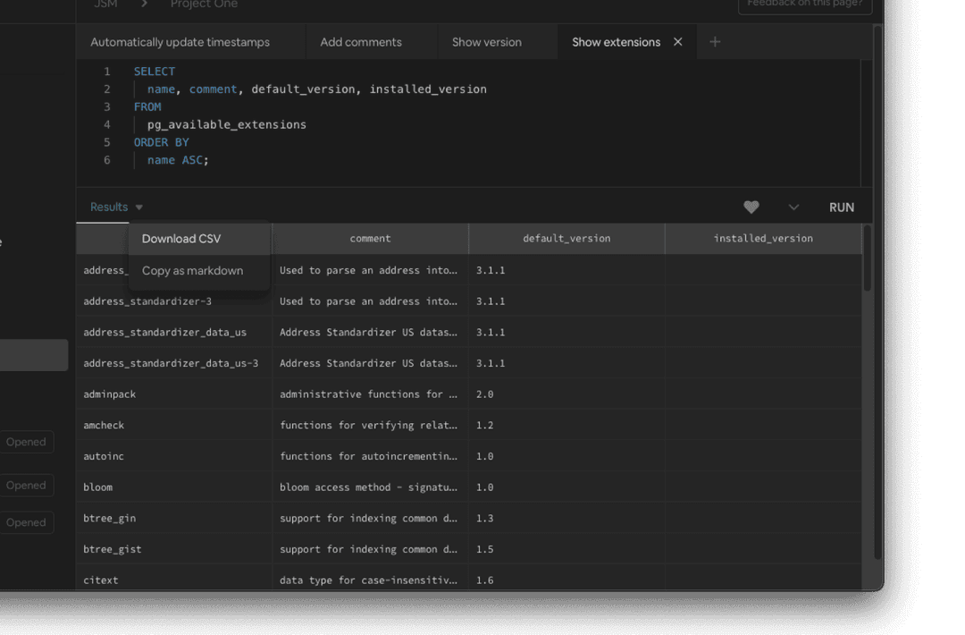 Database | Open source SQL Database