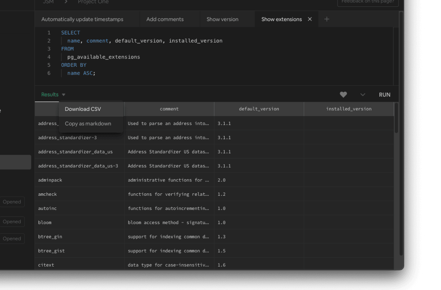 Database | Open source SQL Database