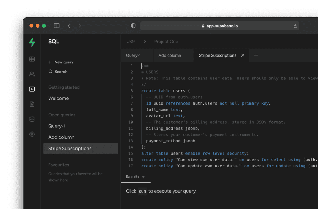 Database | Open source SQL Database