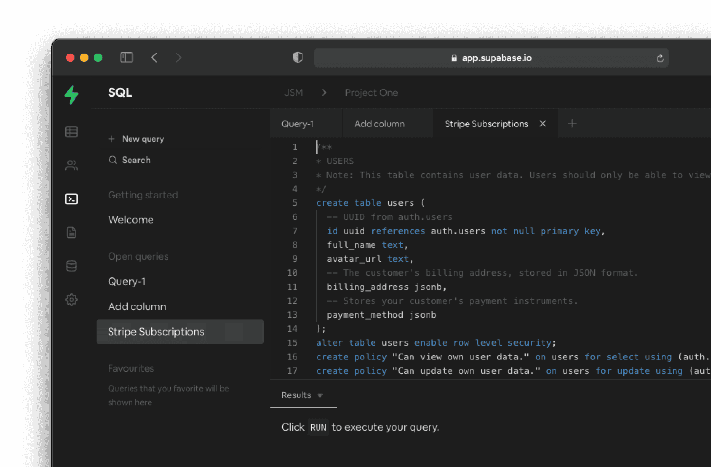 Database | Open source SQL Database