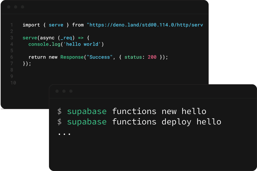 Serverless Edge Functions that automatically scale