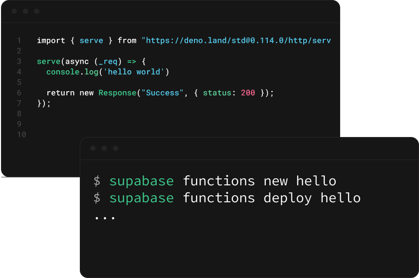 Serverless Edge Functions that automatically scale