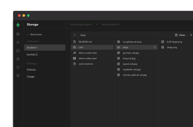 Storage | Store any digital content
