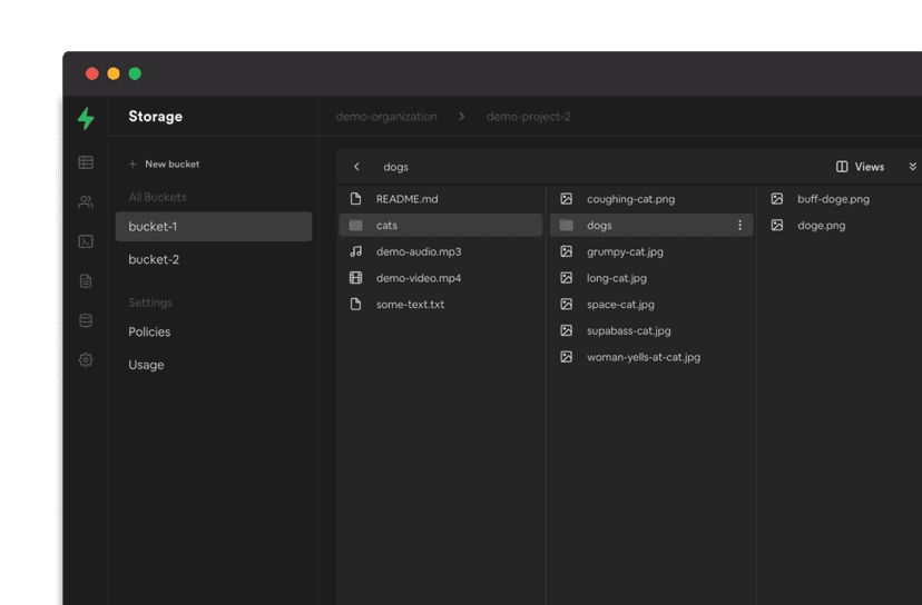 Storage | Store any digital content