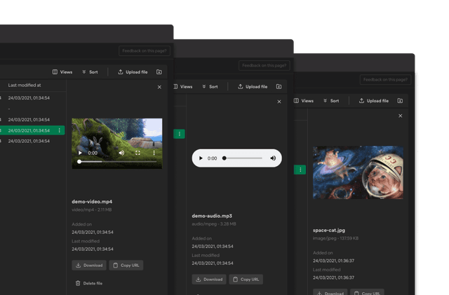 Storage | Store any digital content