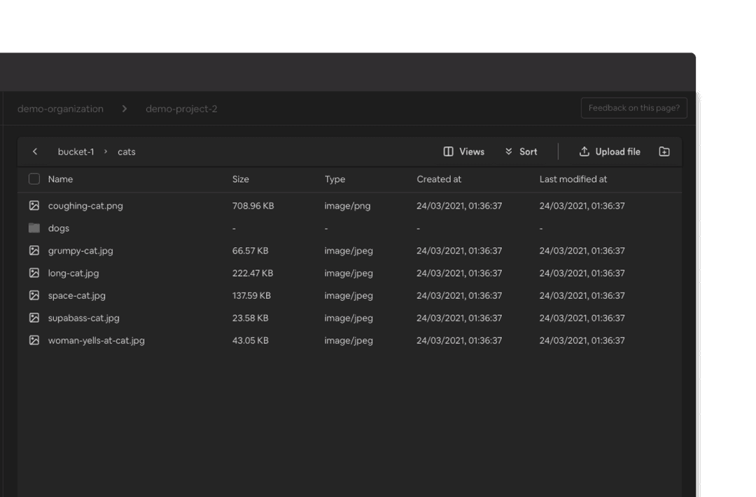 Storage | Store any digital content