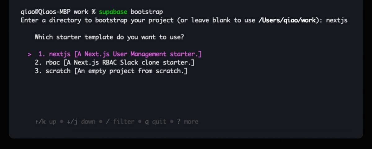 Supabase Bootstrap The Fastest Way To Launch A New Project