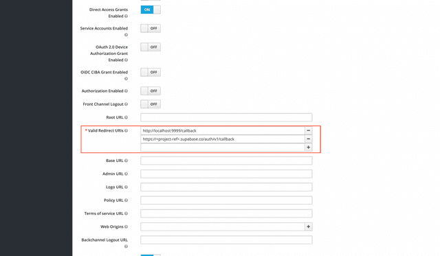 Login with Keycloak | Supabase Docs