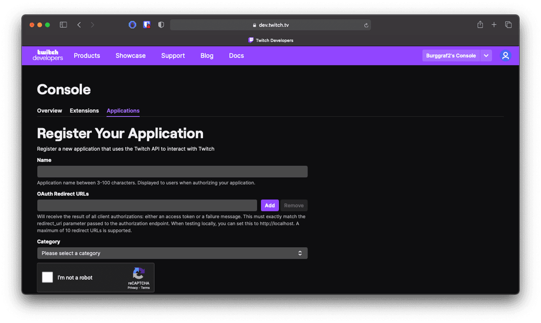 Login with Twitch | Supabase Docs