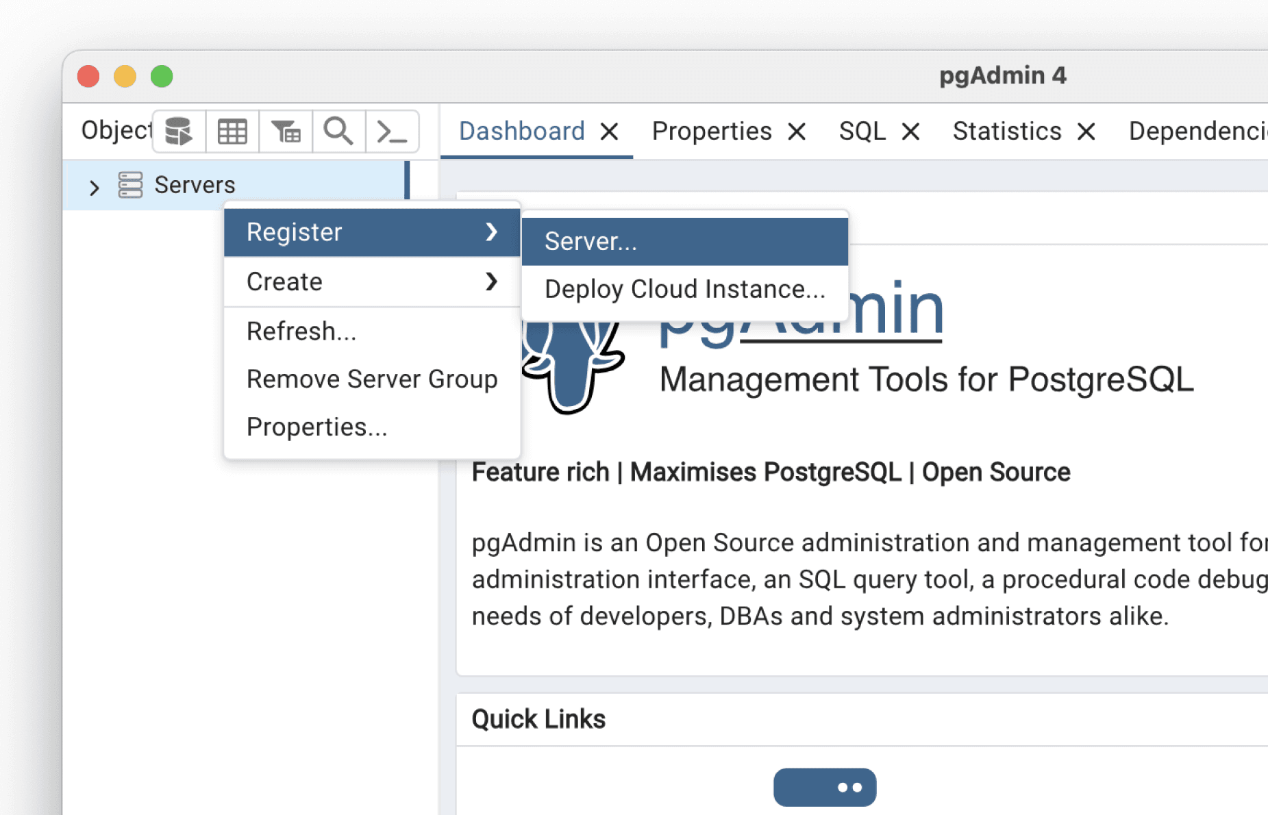Connecting with pgAdmin | Supabase Docs