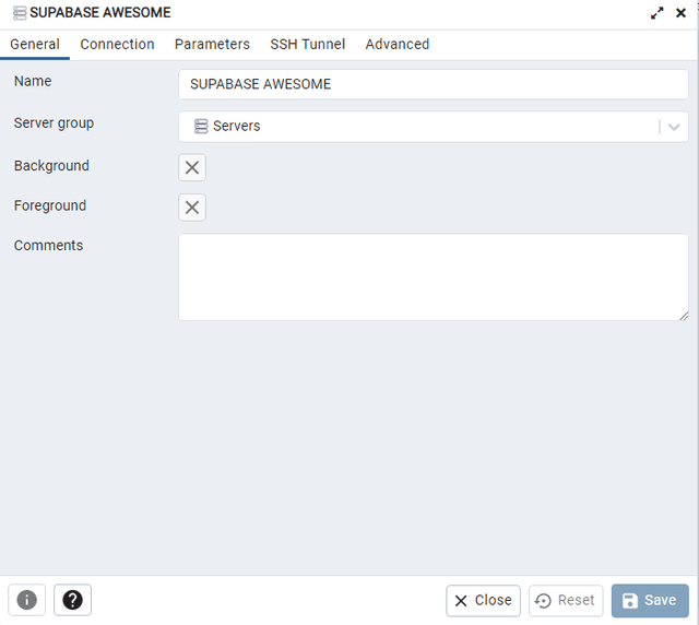 Connecting to your database | Supabase Docs