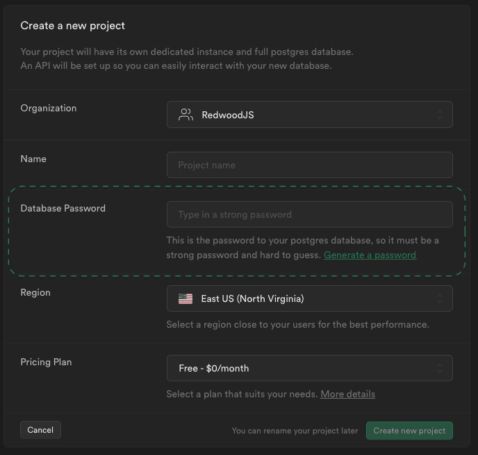 Use Supabase with RedwoodJS | Supabase Docs