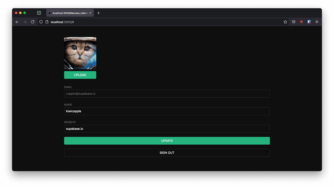 Build a User Management App with SolidJS | Supabase Docs