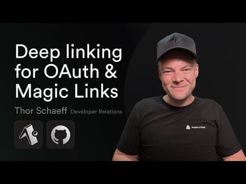 Native Mobile Deep Linking | Supabase Docs