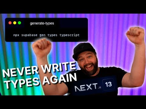 Generate types using GitHub Actions | Supabase Docs